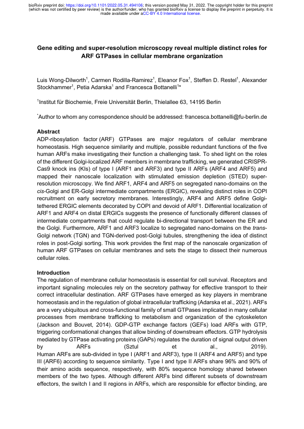 Gene editing and super-resolution microscopy reveal multiple distinct ...