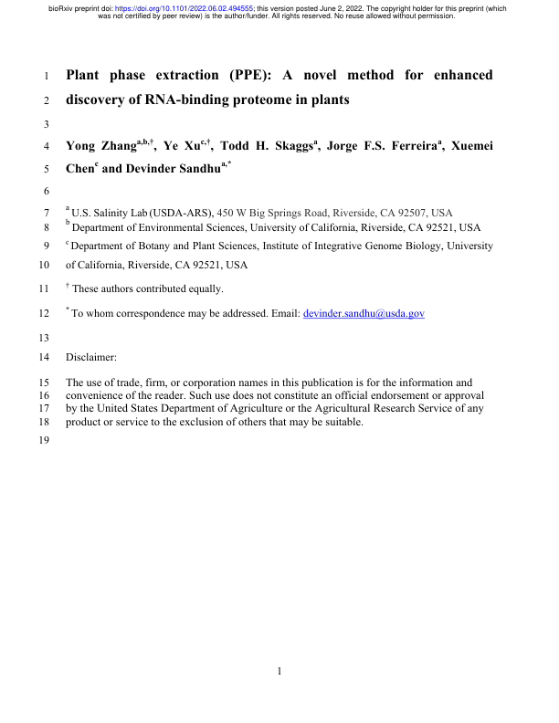 Plant phase extraction (PPE): A novel method for enhanced discovery of ...